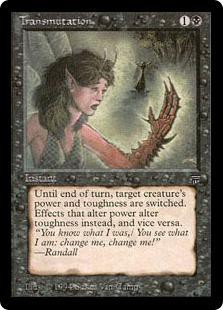 Magic The Gathering Legends Single Card Common Transmutation - ToyWiz