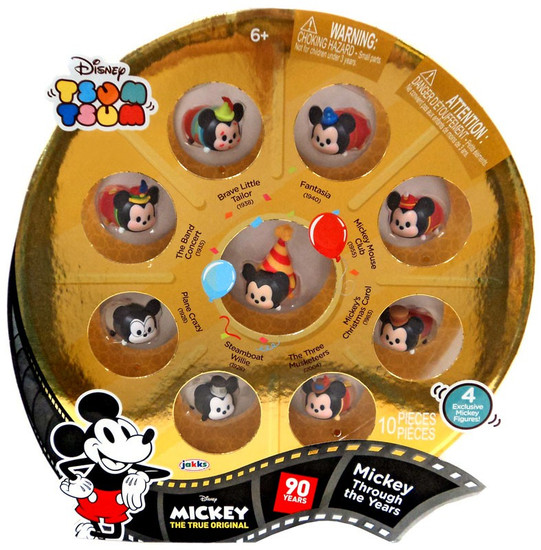 Disney Tsum Tsum Mickey Through the Years Exclusive Minifigure 9-Pack ...