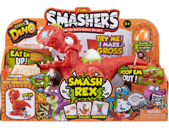 Smashers Series 3 Dino Smash Rex Playset Zuru Toys - ToyWiz