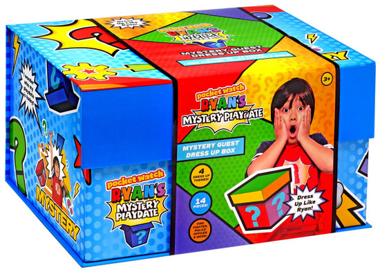 Pocket Watch Ryans World Mystery Playdate Mystery Guest Dress Up Box ...