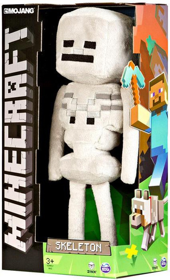 Minecraft Skeleton 12 Plush Jazwares - ToyWiz