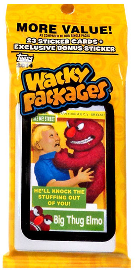 Wacky Packages Topps 2014 Series 1 Trading Card Sticker VALUE Pack 23 ...