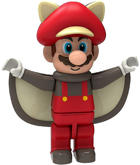 KNEX New Super Mario Bros U Flying Squirrel Mario Minifigure Loose - ToyWiz