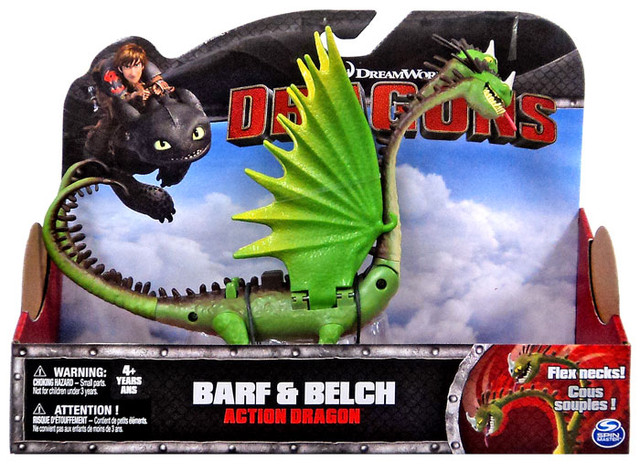 How to Train Your Dragon Dragons Action Dragon Barf Belch Action Figure ...