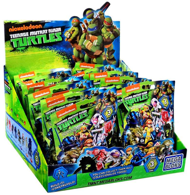 Mega Bloks Teenage Mutant Ninja Turtles Animation Series 3 Mystery Box ...