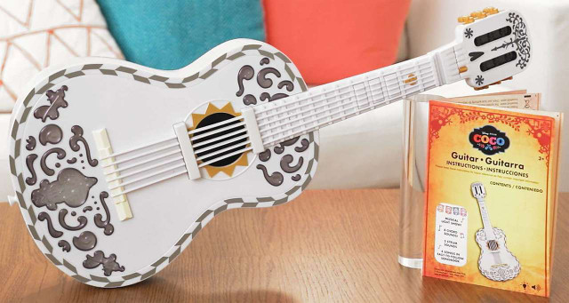Disney Pixar Coco Guitar White Version Mattel - ToyWiz