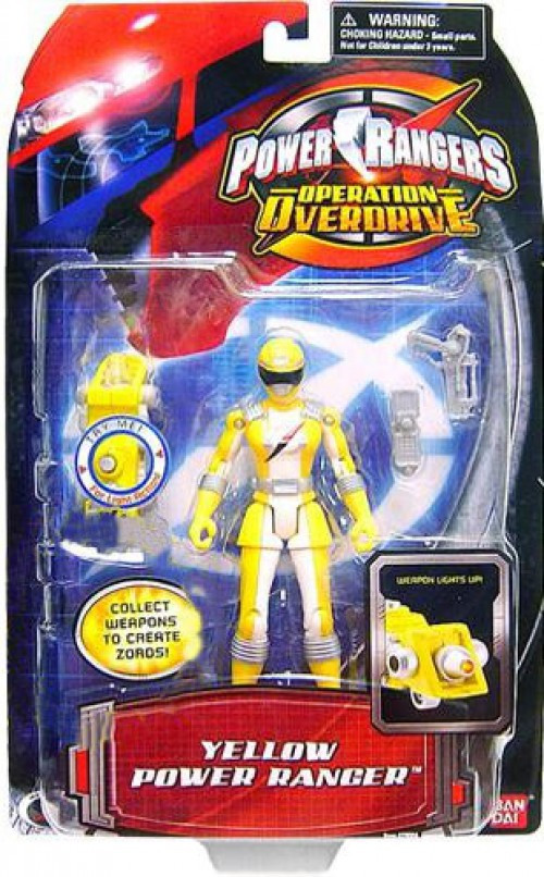 Power Rangers Operation Overdrive Yellow Power Ranger Action Figure ...