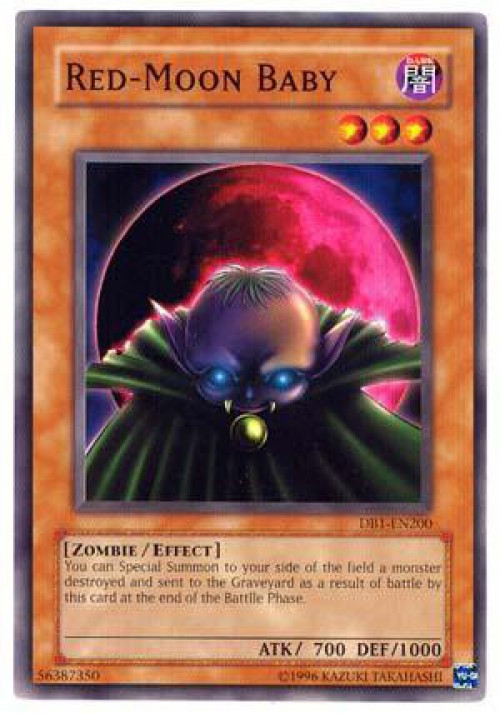 YuGiOh Dark Beginning 1 Single Card Common Red-Moon Baby DB1-EN200 - ToyWiz