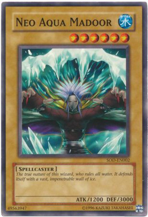 YuGiOh Soul of the Duelist Single Card Common Neo Aqua Madoor SOD-EN002 ...