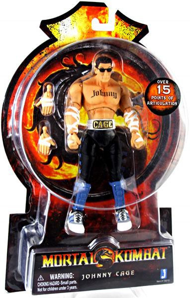 Mortal Kombat 20th Anniversary Johnny Cage 6 Action Figure Jazwares ...