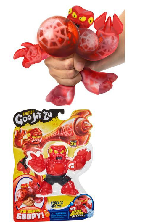 Heroes of Goo Jit Zu Redback Action Figure Spider, Water Blast Moose ...
