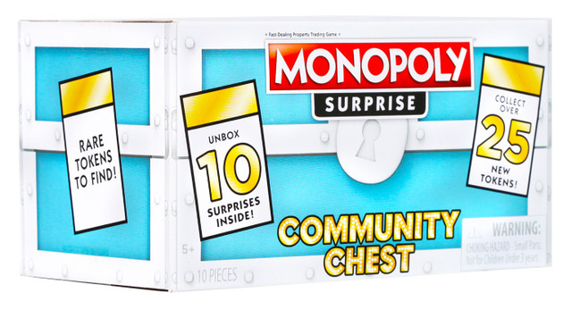 Monopoly Surprise Community Chest Exclusive Mystery Pack RANDOM Color ...