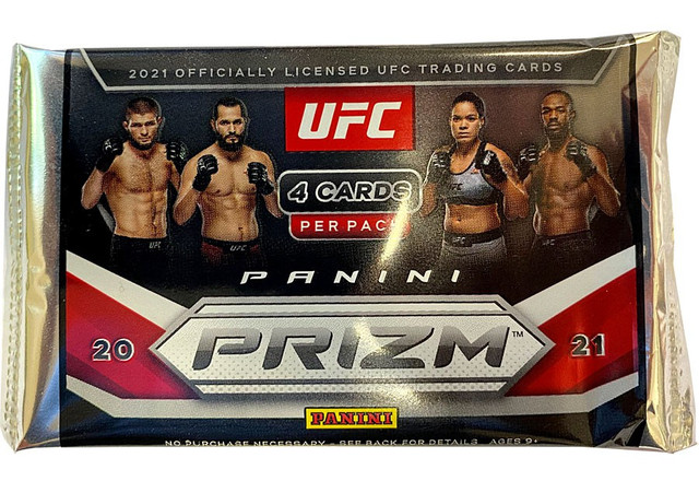 UFC Panini 2021 Prizm UFC Debut Edition Trading Card RETAIL Pack 4 ...