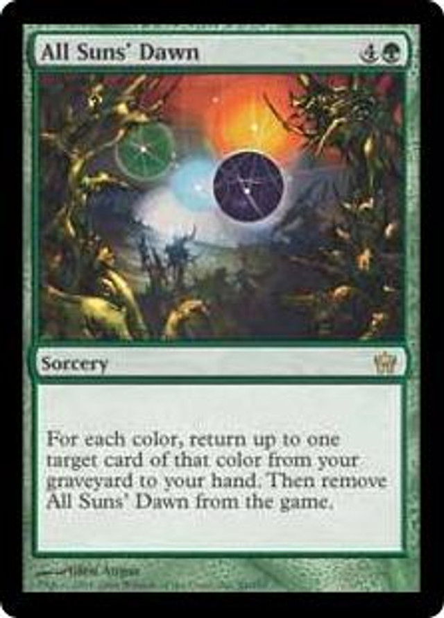 Magic The Gathering Fifth Dawn Single Card Rare All Suns Dawn 81 FOIL - ToyWiz