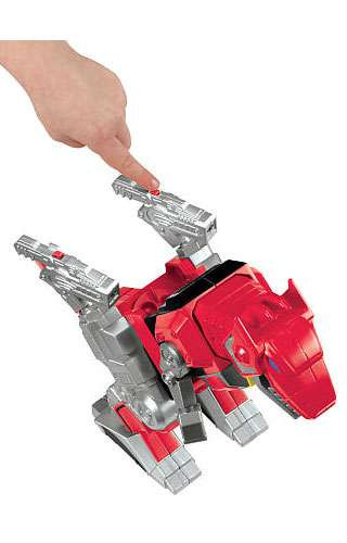 Fisher Price Power Rangers Imaginext Mighty Morphin Red Ranger T-Rex ...