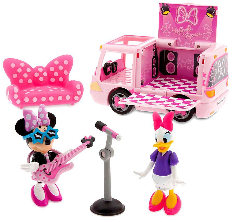 Disney Minnie Mouse Pop-Star Minnie Mouse Playmat Playset - ToyWiz