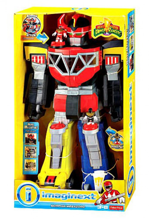 Fisher Price Power Rangers Imaginext Mighty Morphin Morphin Megazord ...