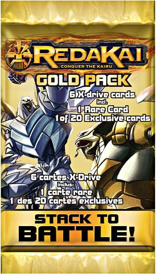 Redakai Conquer the Kairu Gold Booster Pack Spin Master - ToyWiz