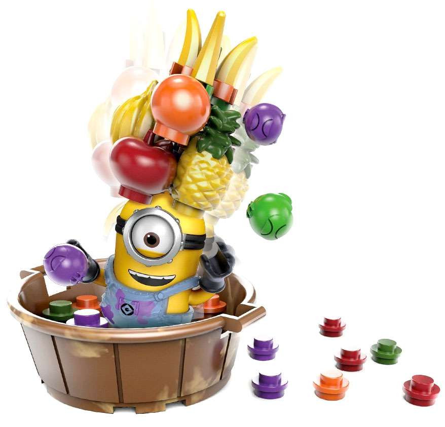 Mega Bloks Despicable Me Minion Made Jelly Jiggle Set 25227 - ToyWiz