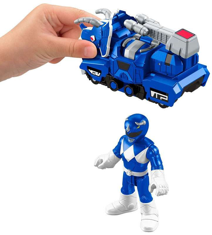 Fisher Price Power Rangers Imaginext Mighty Morphin Battle Armor Blue ...