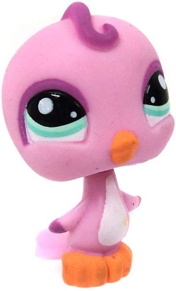 Littlest Pet Shop Pink Birdie Figure No Package Hasbro Toys - ToyWiz