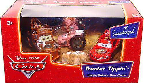 Disney Pixar Cars Mini Plastic Cars Tractor 1 Mini Car 1 Tractor Loose ...
