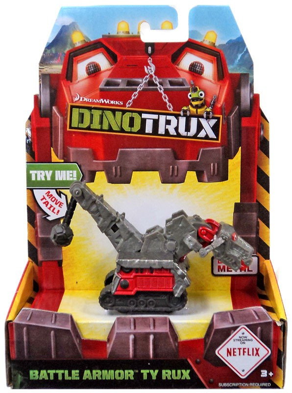 Dinotrux Battle Armor Ty Rux Diecast Figure Mattel Toys - ToyWiz