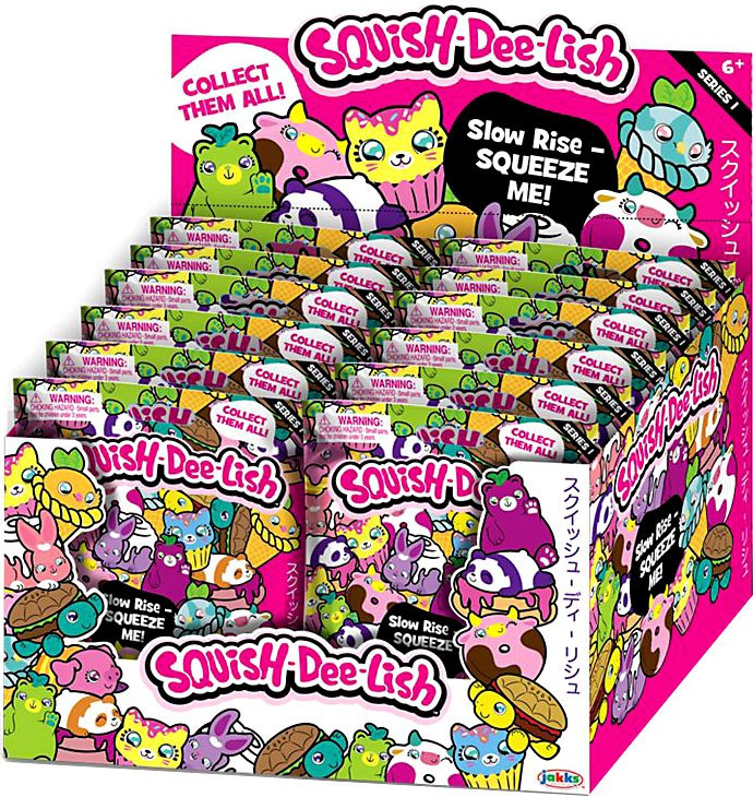 Squish-Dee-Lish Series 1 Mystery Box 12 Packs Jakks Pacific - ToyWiz