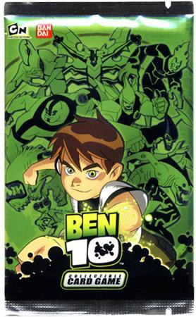Ben 10 Trading Card Game Series 1 Booster Pack 7 Cards Bandai America ...