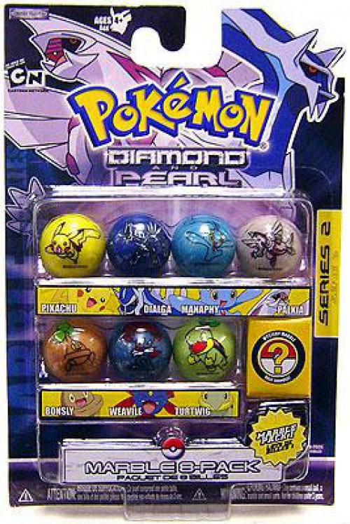 Pokemon Diamond Pearl Marbles Series 2 Series 2 Marble Pack Set 1 Jakks ...