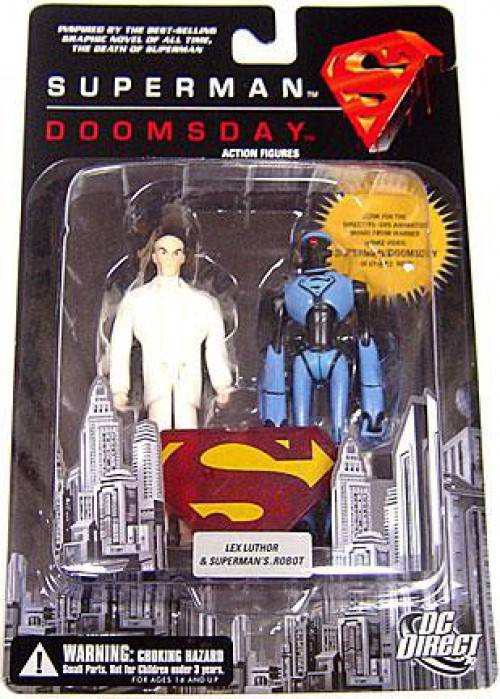 DC Superman Superman Doomsday Lex Luthor Supermans Robot Action Figure ...