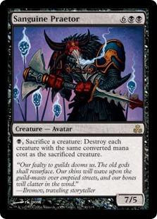 Magic The Gathering Guildpact Single Card Rare Sanguine Praetor 60 - ToyWiz