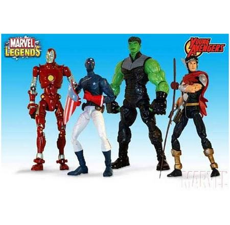 Marvel Legends Young Avengers Iron Lad, Patriot, Asgardian Hulkling ...