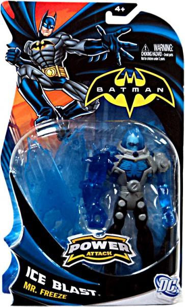 Batman Power Attack Mr. Freeze Action Figure Ice Blast Mattel Toys - ToyWiz