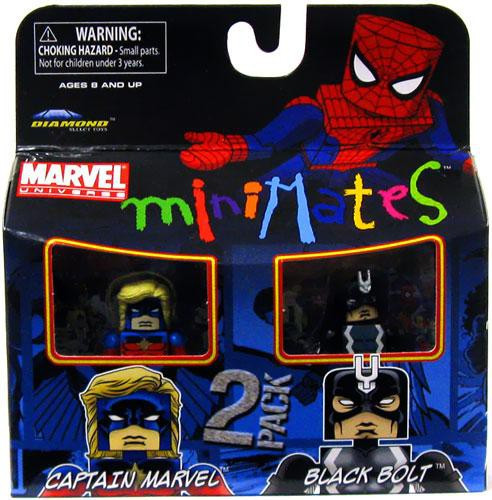 Marvel Universe Minimates Series 31 Black Bolt Captain Marvel ...