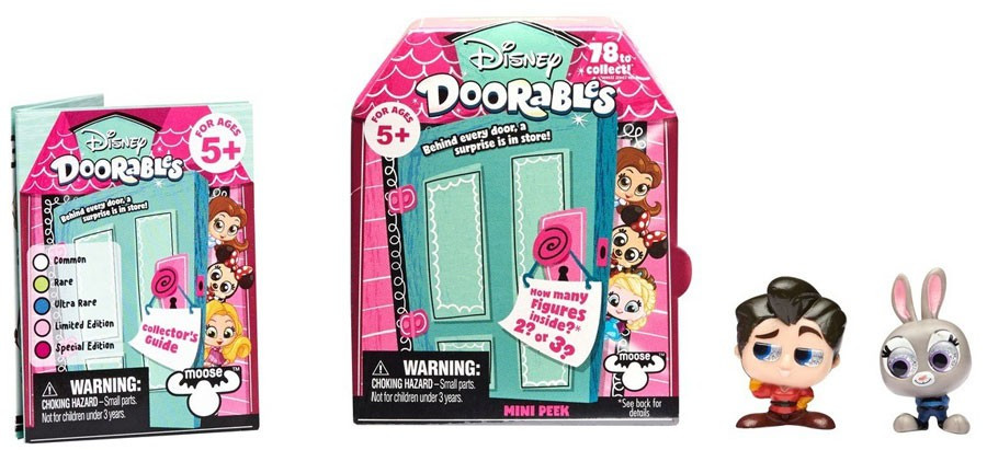 Disney Doorables Series 1 MINI Peek Mystery Pack 2 or 3 Figures Moose ...