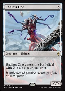 Magic The Gathering Battle for Zendikar Single Card Rare Endless One 8 ...