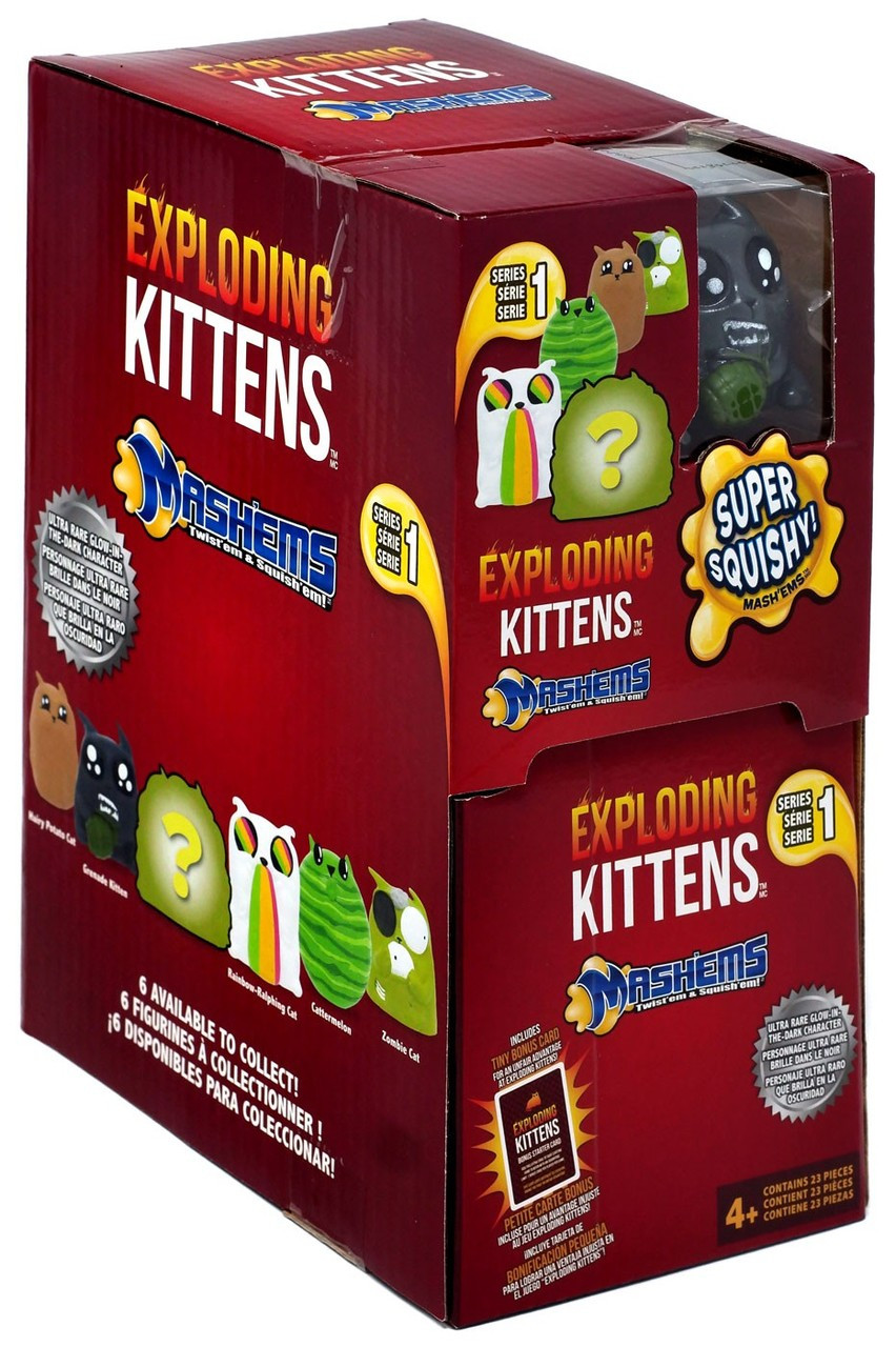 Exploding Kittens MashEms Series 1 Exploding Kittens Mystery Box 23 ...