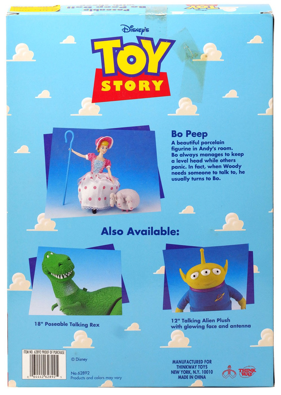 Disney Pixar Toy Story Poseable Bo Peep with Sheep 12 Doll Think Way ...
