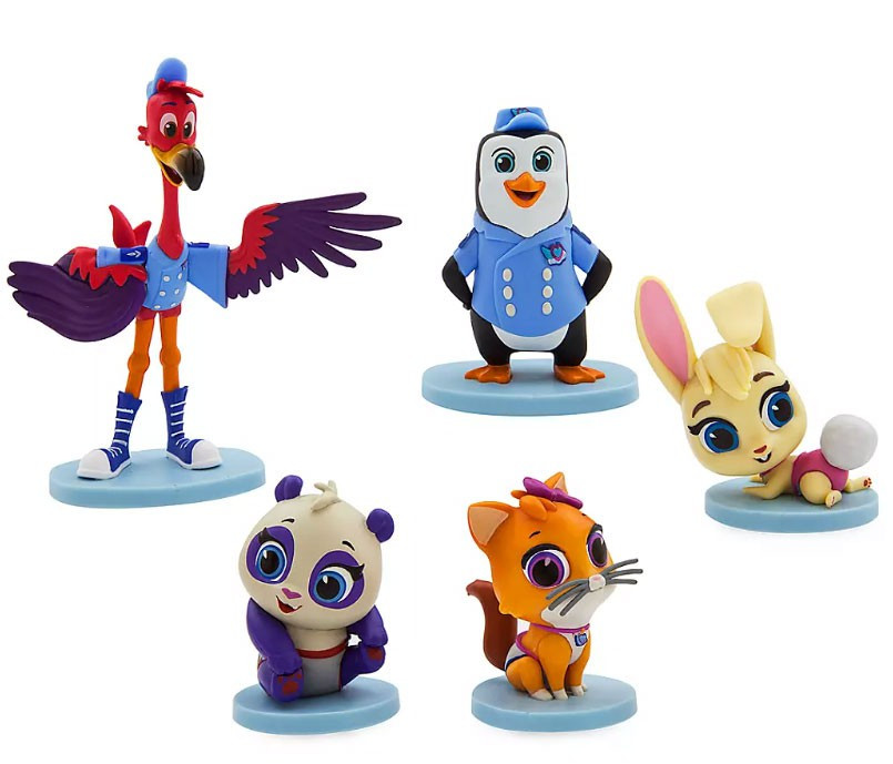 Disney Junior TOTS Tiny Ones Transport Service T.O.T.S. 5-Piece PVC ...
