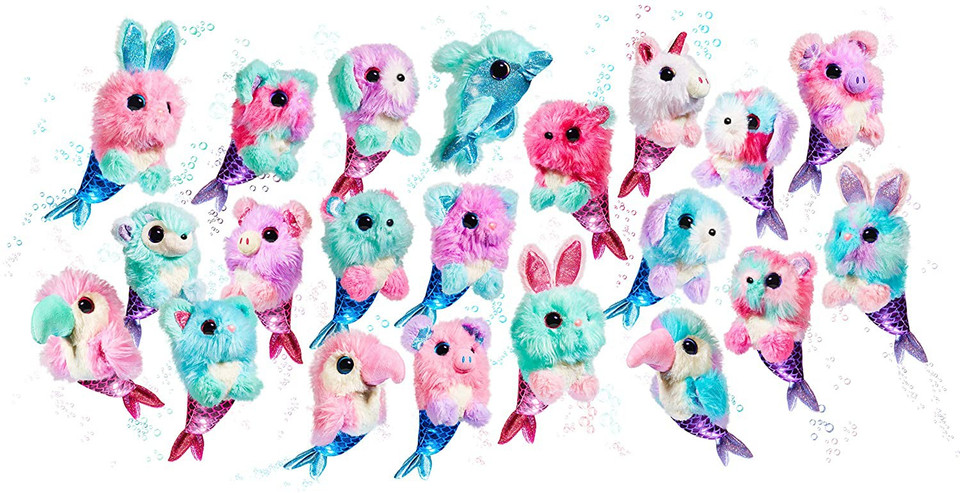 Little Live Pets Scruff A Luvs Mermaid Babies Series 4 Mini Plush ...