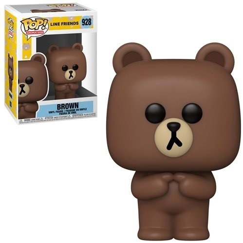 Funko Line Friends POP Animation Brown Vinyl Figure 928 - ToyWiz