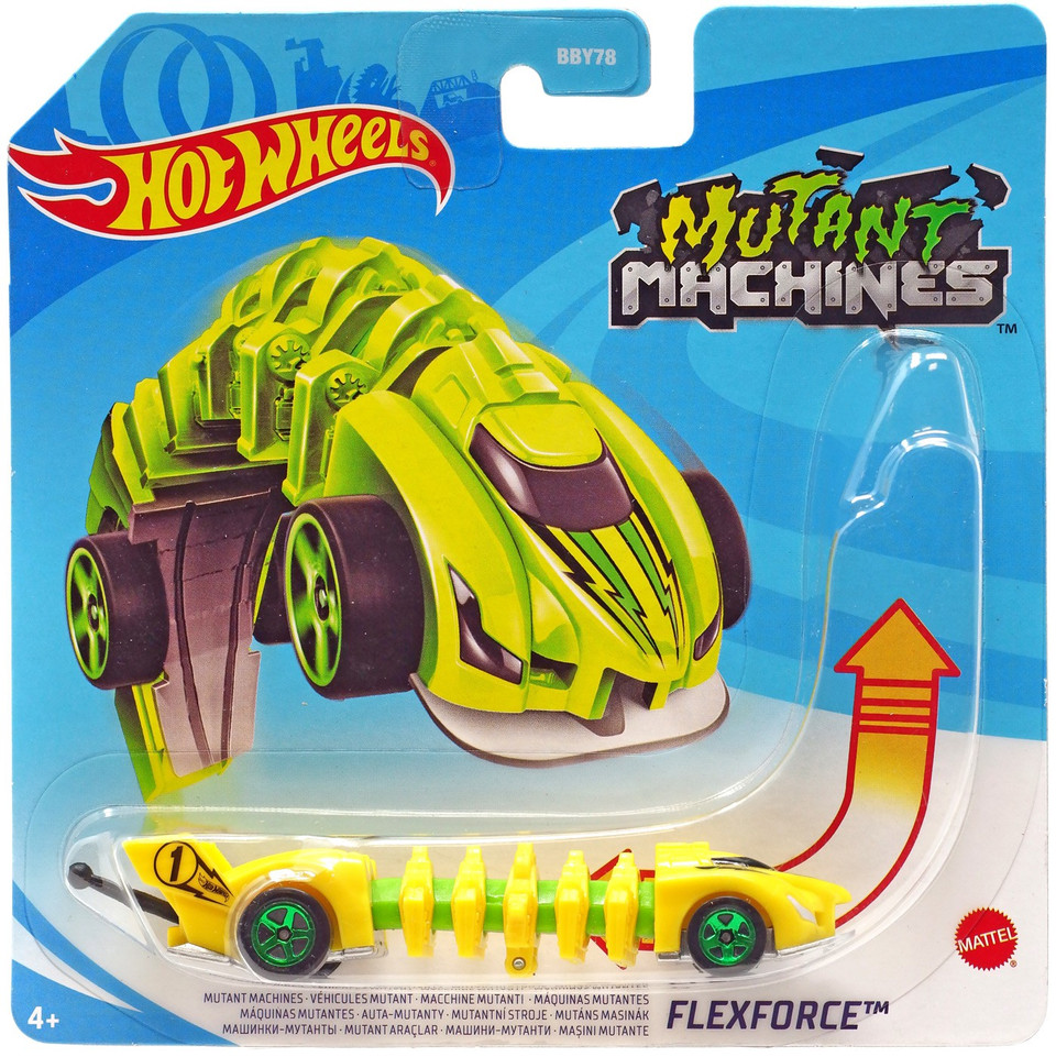 Hot Wheels Mutant Machines Flexforce Diecast Car Mattel - ToyWiz