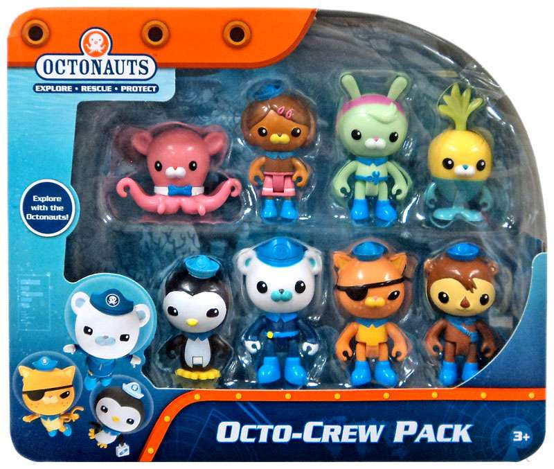 Fisher Price Octonauts Octo-Crew 8-Pack Figure Set - ToyWiz