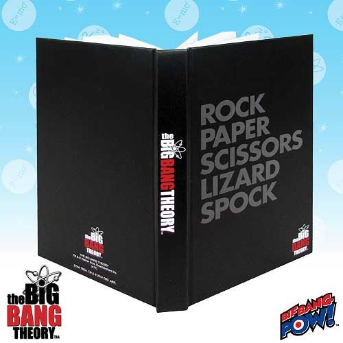The Big Bang Theory Rock, Paper, Scissors, Lizard, Spock Journal Bif ...