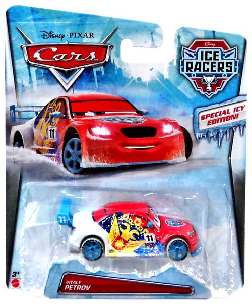 Disney Pixar Cars Ice Racers Vitaly Petrov 155 Diecast Car Special Icy ...