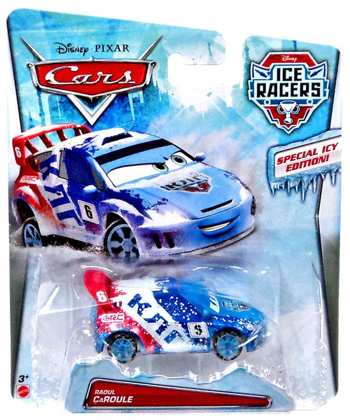 Disney Pixar Cars Ice Racers Raoul Caroule 155 Diecast Car Special Icy ...