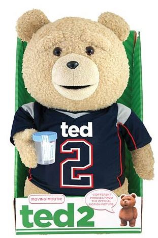 Ted 2 Ted in Jersey 16 Talking Plush Clean Commonwealth Toys - ToyWiz