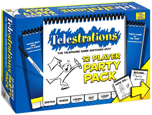 Telestrations Telestrations Board Game 12 Player Party Pack USAopoly ...