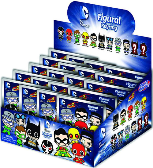 DC 3D Figural Keyring Series 2 Mystery Box 24 Packs Monogram - ToyWiz